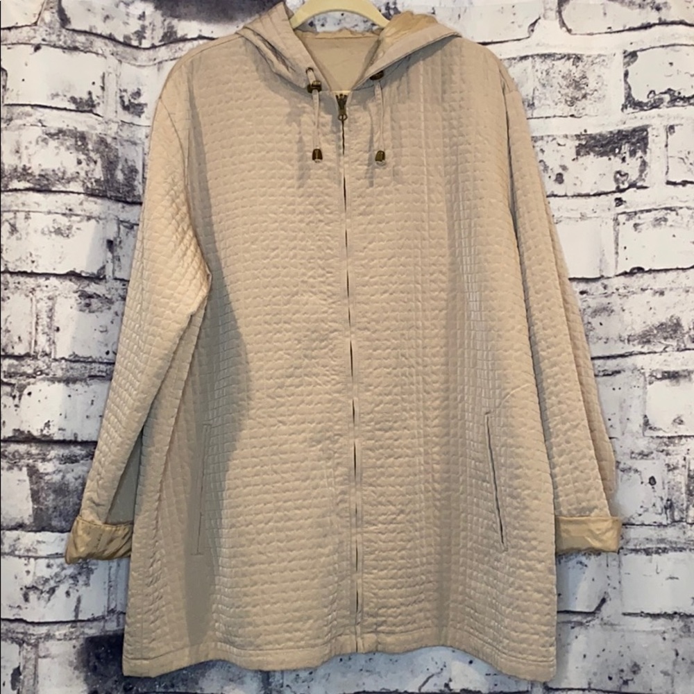 Charles Klein- Tan Reversible Jacket - Gem